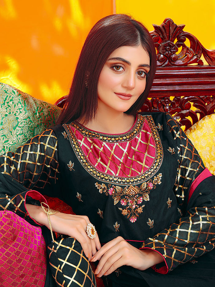 Handwork Embroidered Long Maxi | SHENDI | M202155 – SANA'S