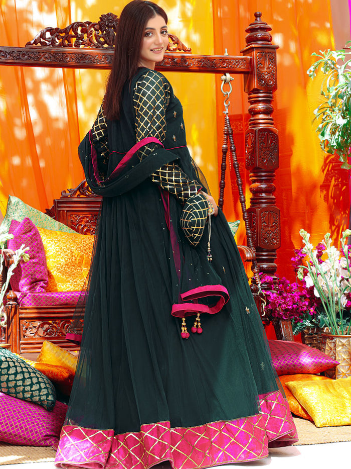 Handwork Embroidered Long Maxi | SHENDI | M202155 – SANA'S